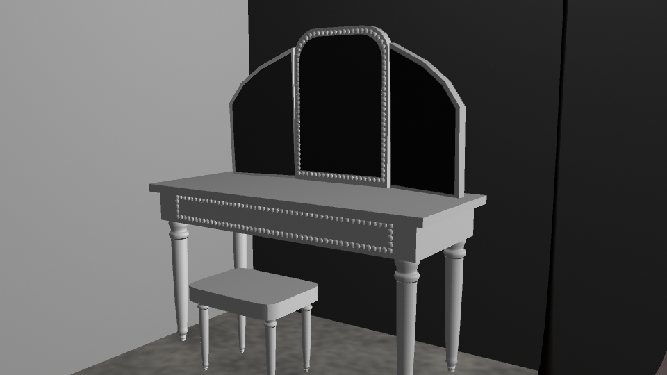 Vanity 3D Model – Vanessa Burgman